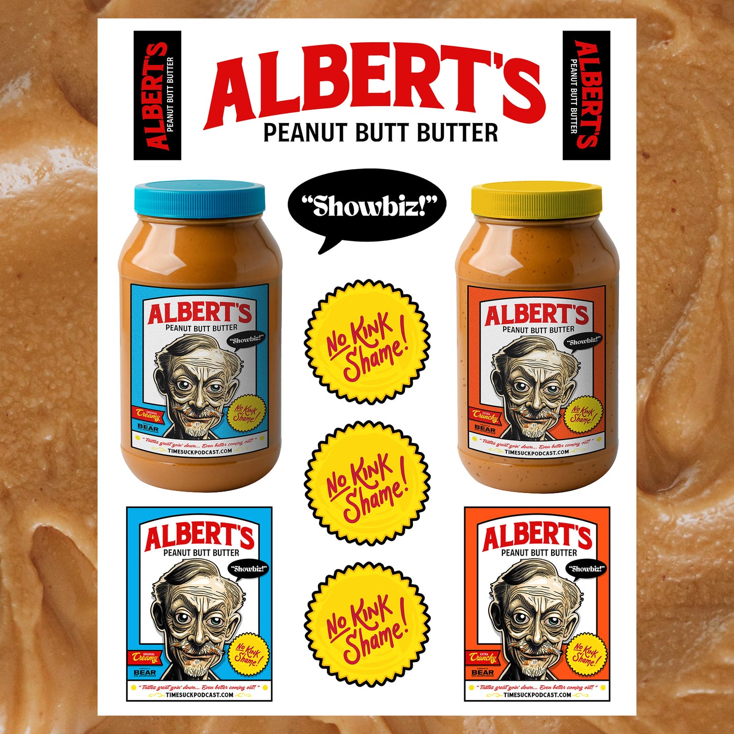Albert's Sticker Sheet – Bad Magic Productions